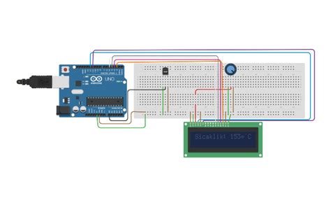 Circuit Design Deney5 Arduino Ile Tmp36 Kullanarak Sıcaklık Ölçümü Uygulaması Tinkercad