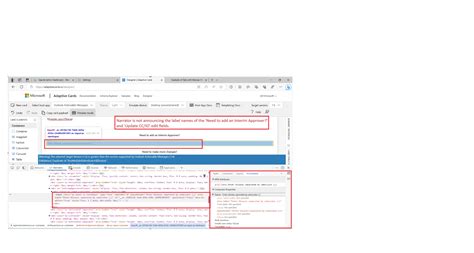 Linkedbug11089156 Adaptive Cards Designer Narrator Is Not