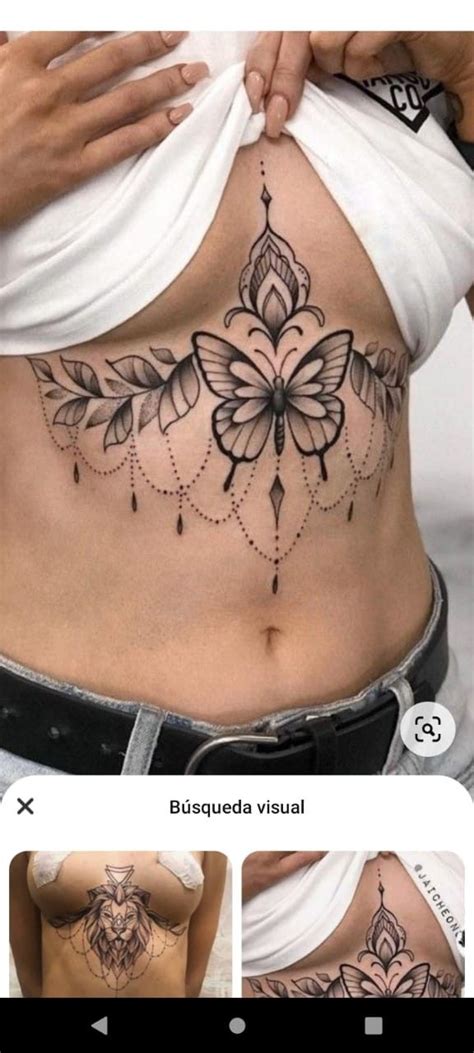 Tattô En Medio Del Pecho Mujer Tatuaje Abajo Del Pecho Tatto
