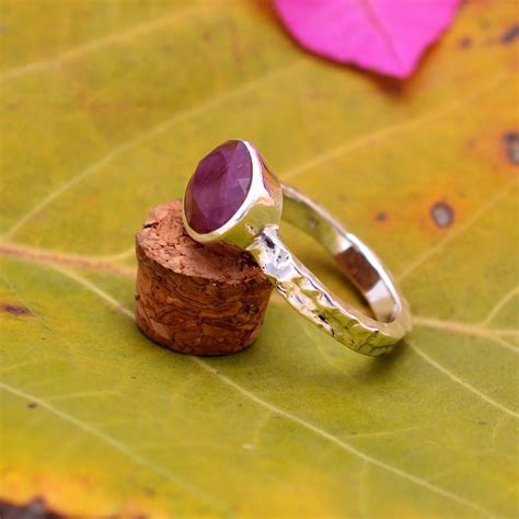 Synthetic Ruby Gemstone Ring At ₹ 998piece Ruby Rings In Jaipur Id