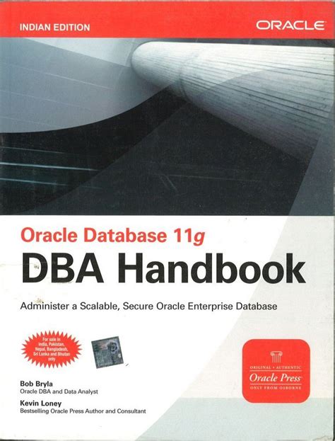 Jp Oracle Database 11g Dba Handbook Oracle Press