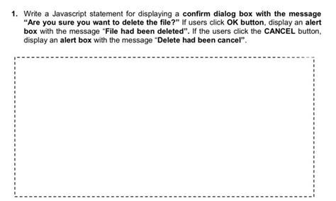 Solved Write A Javascript Statement For Displaying A Chegg