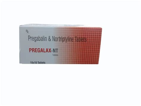 Pregabalin Nortriptyline Tablets Nervite Latest Price Manufacturers And Suppliers