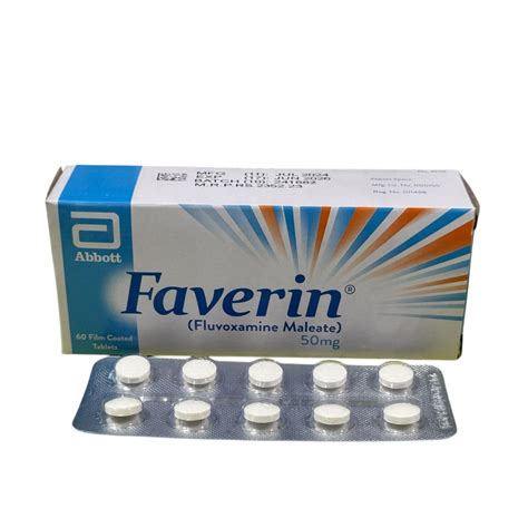 Faverin Tablets 50mg 1 Strip 10 Tablets Multan Plus Pharmacy