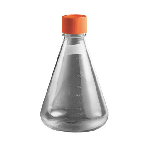 Corning 431147 Polycarbonate 1 000ml Sterile Erlenmeyer Flask With Polypropylene Vented Screw