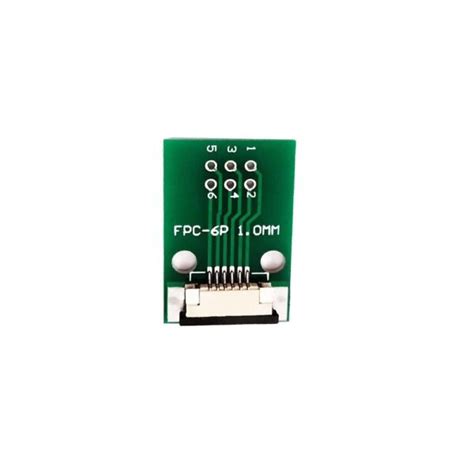 Ffc Fpc 6 Pin Adapter Board 1mm To 254mm Soldered Connector