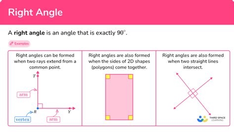 Right Angle Math Steps Examples And Questions