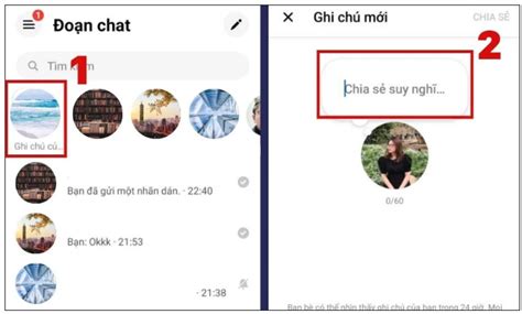 bắt trend 2023 với cách cập nhật trạng thái suy nghĩ trên messenger