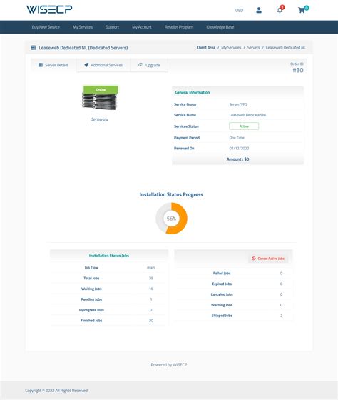 Wisecp Module Leaseweb Server Automation