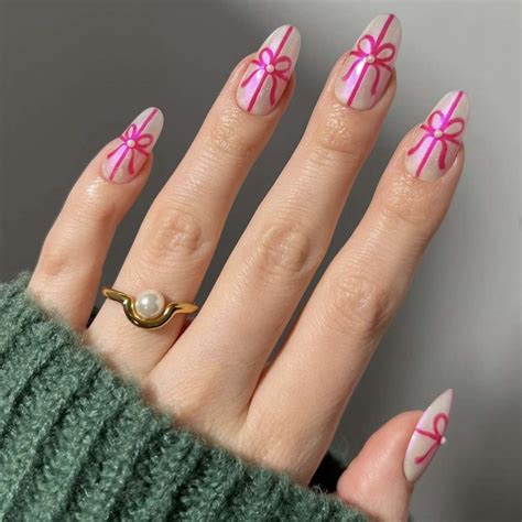 26 Bow Nail Ideas From 3d Designs To Chrome Finishes