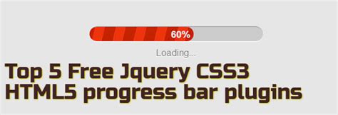 Free Jquery Progress Bar Plugin
