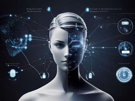 Premium Ai Image Implementation Of Biometric Facial Recognition Online Access Business Data