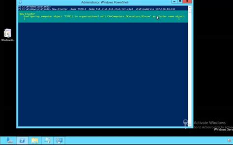 Creating A Failover Cluster Using Powershell Youtube