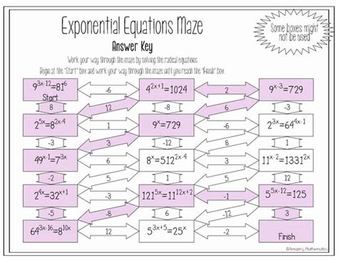 50 Exponential Functions Worksheet Answers