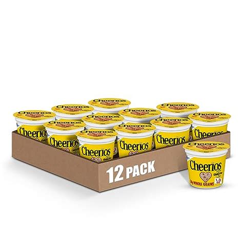Original Cheerios Heart Healthy Cereal Cup 1 3 Oz Single Want It All
