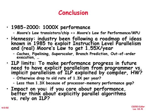 April 2 2002 Prof David E Culler Computer Science 252 Spring Ppt