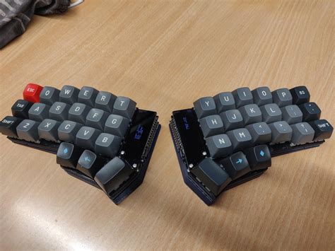 Built My First Split Keyboard Due To Wrist Pain And And Dont Think I Ever Will Use A Non Split