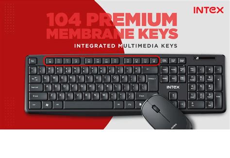 Intex Wireless Keyboard Mouse Combo At ₹ 650piece Keyboard Mouse