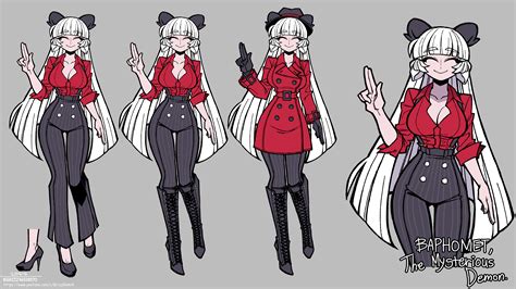 Grzz46528570 Youtube Eom C Grizzgomch Baphomet Helltaker