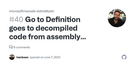 Go To Definition Goes To Decompiled Code From Assembly Instead Of The