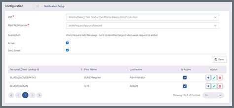 Editing Notification Settings Support