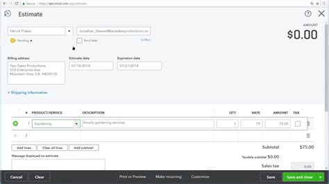 How To Create And Send Invoices In Quickbooks Online Cloud Friday Accounting