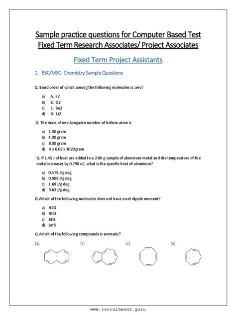 Hpcl Sample Practice Questions Ftra And Ftpa 14102018 Pdf Gases
