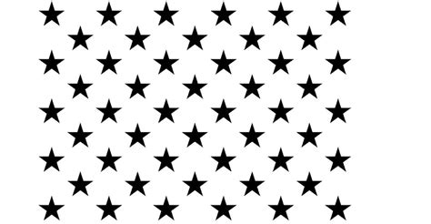 50 Stars Stencil Buck Stencil Go Stencil