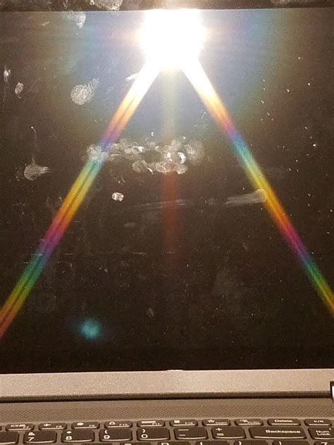 The Reflection From The Lights Onto My Laptop Screen Rmildlyinteresting