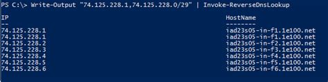 Obscuresec Resolving Hostnames With Powershell And The Pipeline