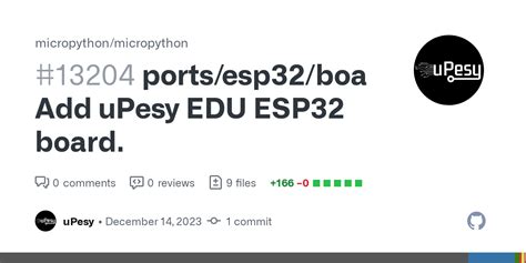Portsesp32boards Add Upesy Edu Esp32 Board By Upesy · Pull Request 13204 · Micropython