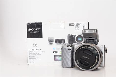 Used Sony Nex 5t W 16 50mm Flash And Box From Focal Point Photography