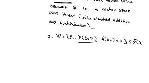 Solved Let S Be A Nonempty Set And F A Field And Let Fsf Denote