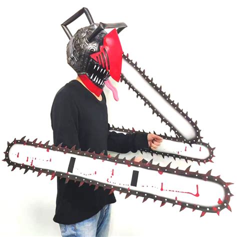 Chainsaw Mask Denji Cosplay Saws Hand Headgear Pochita Anime Chainsaw
