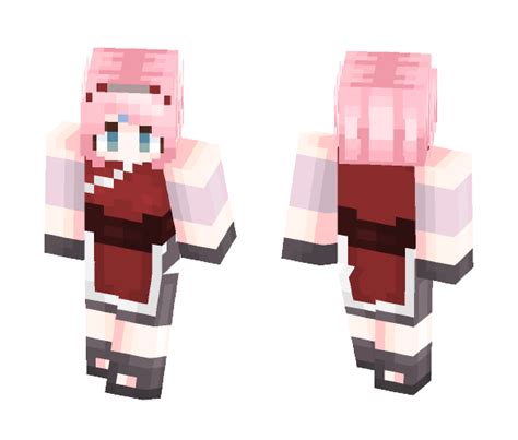 Download Naruto Sakura Haruno Older Ver Minecraft Skin For Free