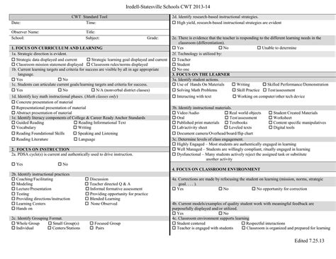 Curriculum Differentiation Chart Ponasa