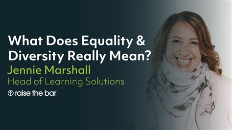 What Does Equality And Diversity Really Mean