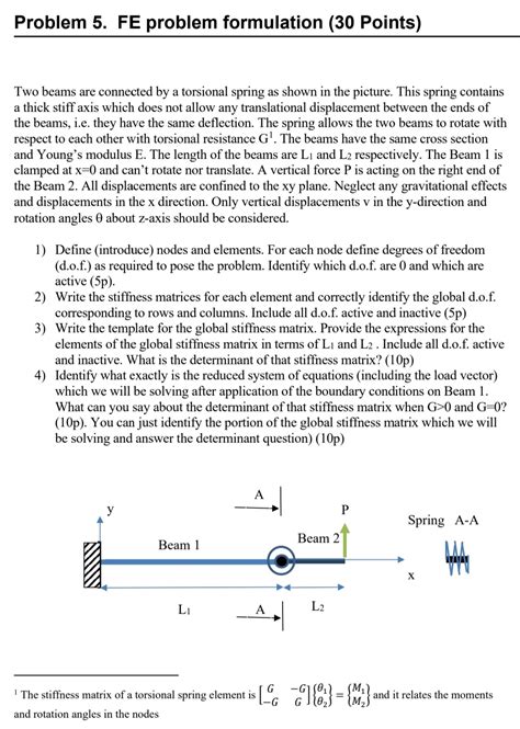 Solved Mechanical Engineering Finite Element Methods Problem