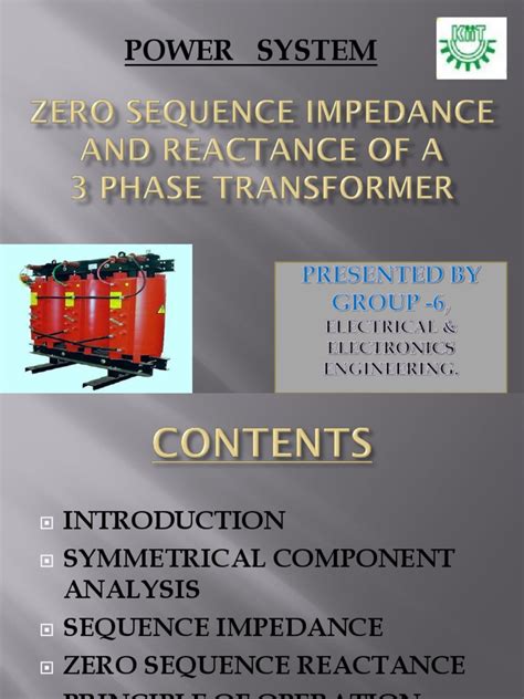 Zero Sequence Impedance Pdf Electrical Impedance Transformer