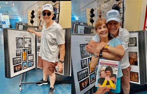 Mark Spitz And Wife Suzy Replicate 1973 Sports Illustrated Cover