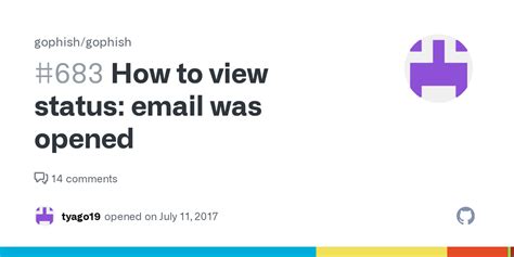 How To View Status Email Was Opened · Issue 683 · Gophishgophish · Github