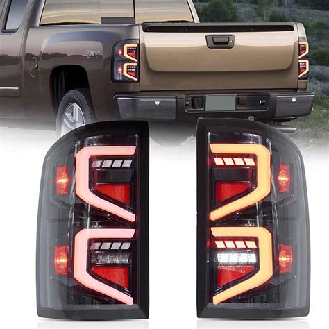 Led Tail Lights Assembly For 2007 2013 Chevrolet Silverado 1500 2500hd