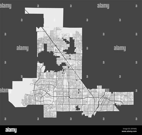 Las Vegas Map Detailed Map Of Las Vegas City Administrative Area
