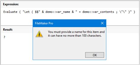 Set Variable By Name Re Revisited Filemakerhacks