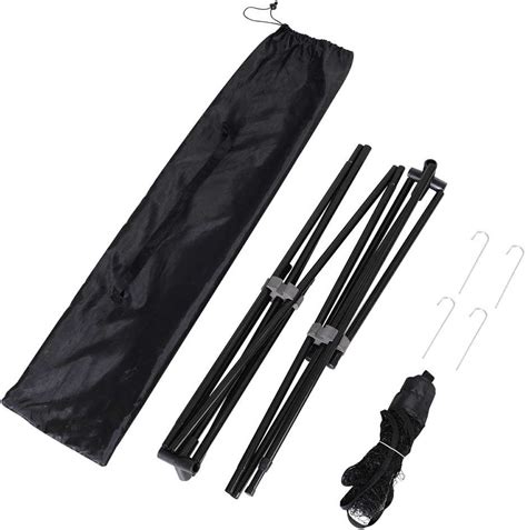 Homcom Badmintono Tinklas Tinklinio Ir Teniso Tinklas Nešiojamas 2 Aukščiai 94 158 Cm Pe