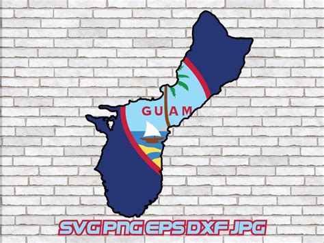 Guam Svg Guam Map Png Guam Flag Chamorro Digital Download
