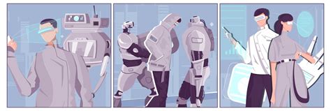 Future Technology Square Royalty Free Vector Image