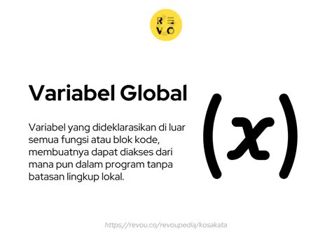 Apa Itu Variabel Global Pengertian Dan Contoh 2023 Revou