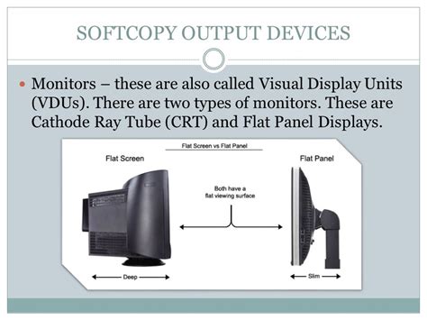 Soft Copy Output Devices