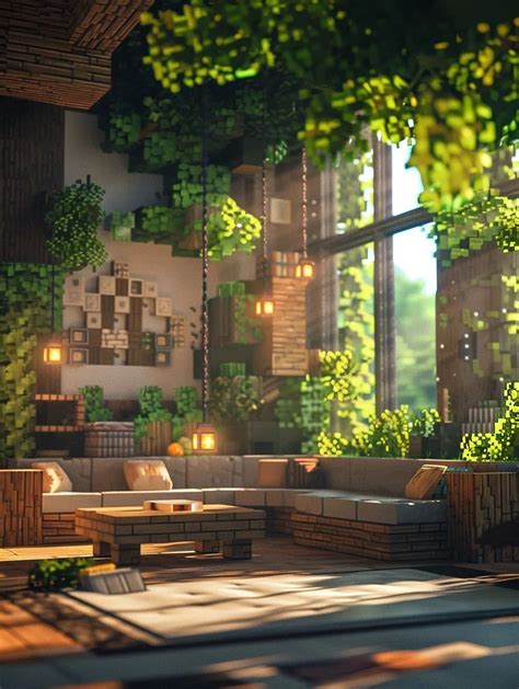 Interior Idea Minecraft Houses Minecraft Cottage Minecraft House